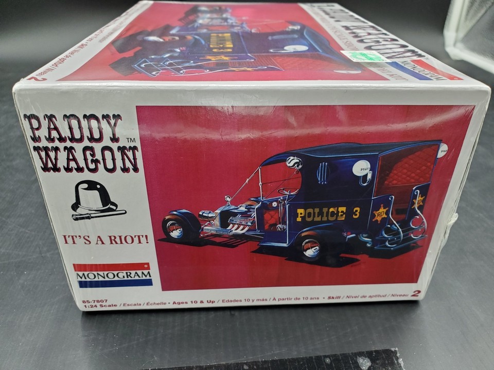 Monogram Paddy Wagon Tom Daniel 1/24 Scale Model Kit -Show Room Its a ...