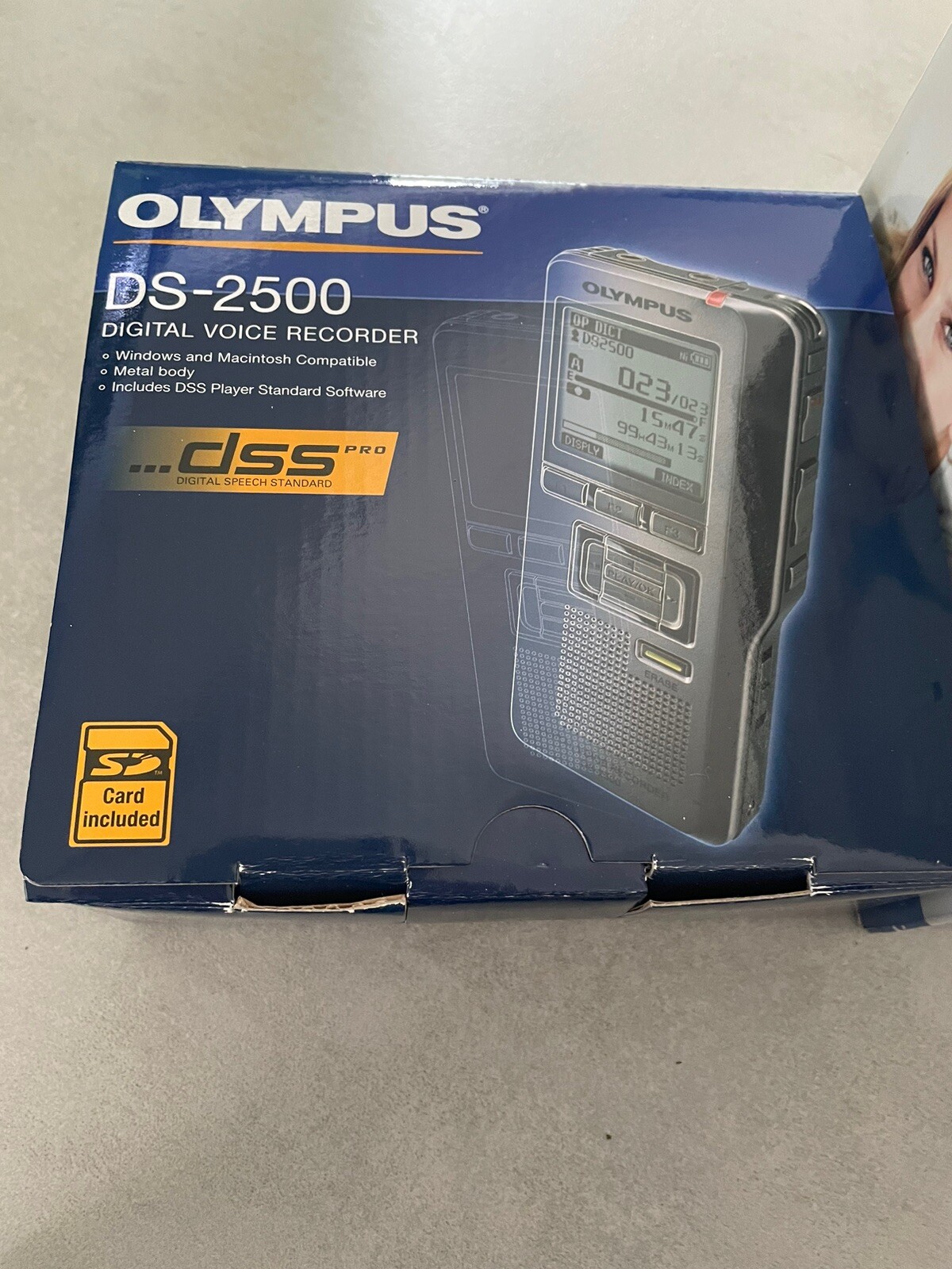 Olympus DS2500 Digital Dictaphone Machine - Dictation Voice Recorder ...