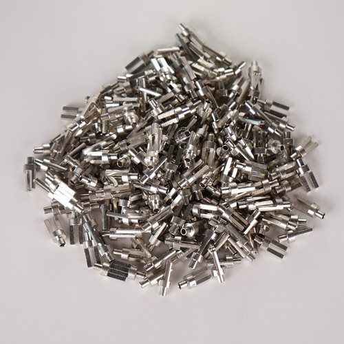 50pcs Turret Fork Lug 3mm Diameter 14mm Overall Length Terminal Board ...