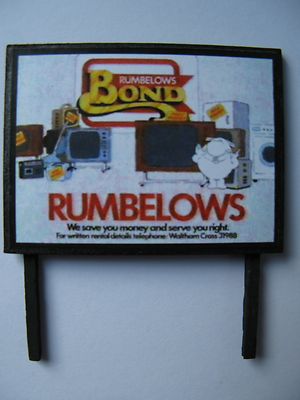 Rumbelows - Model Railway Billboard - N Gauge, OO Gauge & O Gauge ...