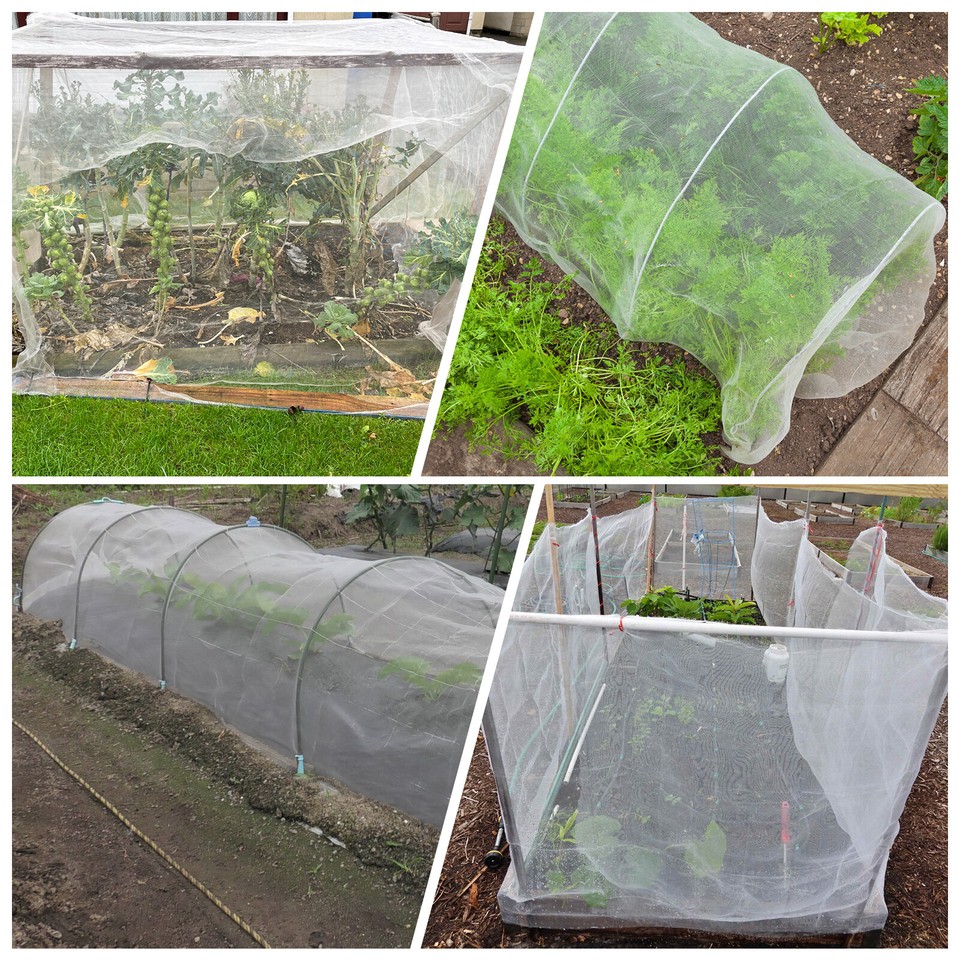 Garden Netting Ultra Fine Mesh Insect Bug Netting Bird Barrier Net ...