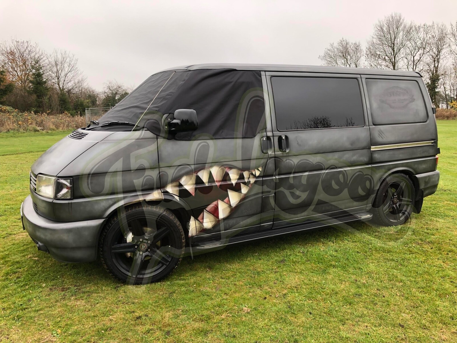 VW T4 Window Screen Cover Blackout Blind Wrap Frost Deluxe Camping ...