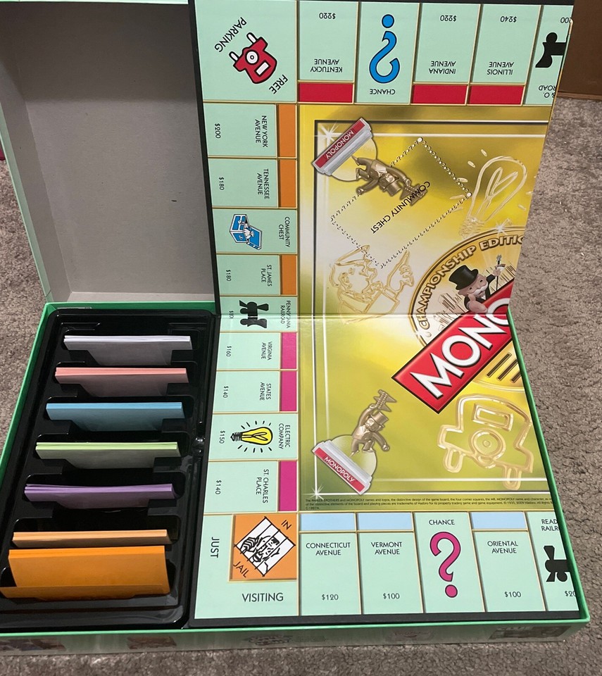Monopoly Championship Edition Board Game by Parker Bros | eBay