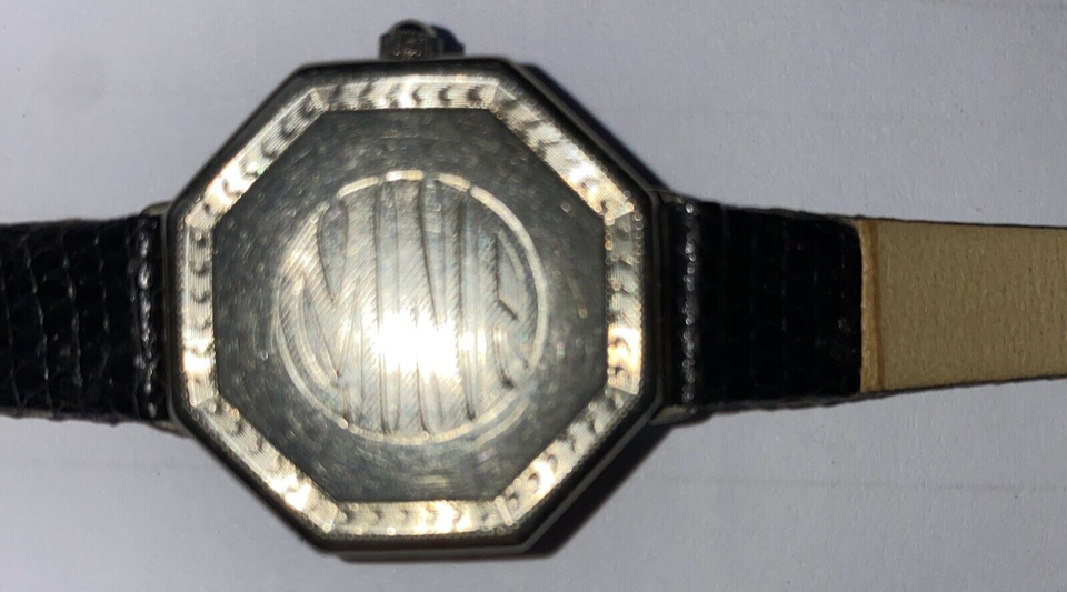 Vintage Geneva Octagon Womans Watch - Sterling Silver | eBay