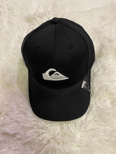 Quicksilver Men’s Black And White Logo Baseball Hat Cap Brand New | eBay