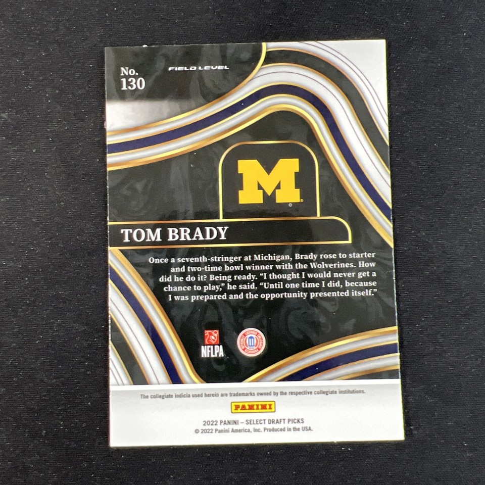 2022 Panini Select Draft Picks Field Level - Tom Brady | eBay