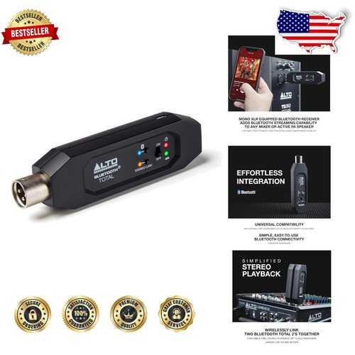 Professional XLR Bluetooth Adapter - Tables, Events & DJ Gigs with 100 ...