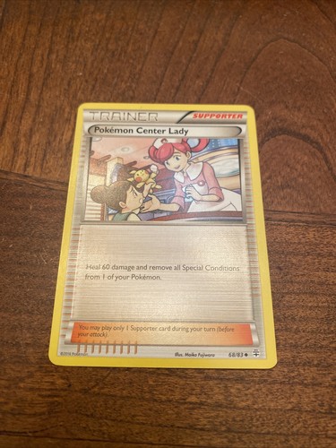 POKEMON Trading Card Trainer supporter Pokemon Center Lady 68/83 | eBay