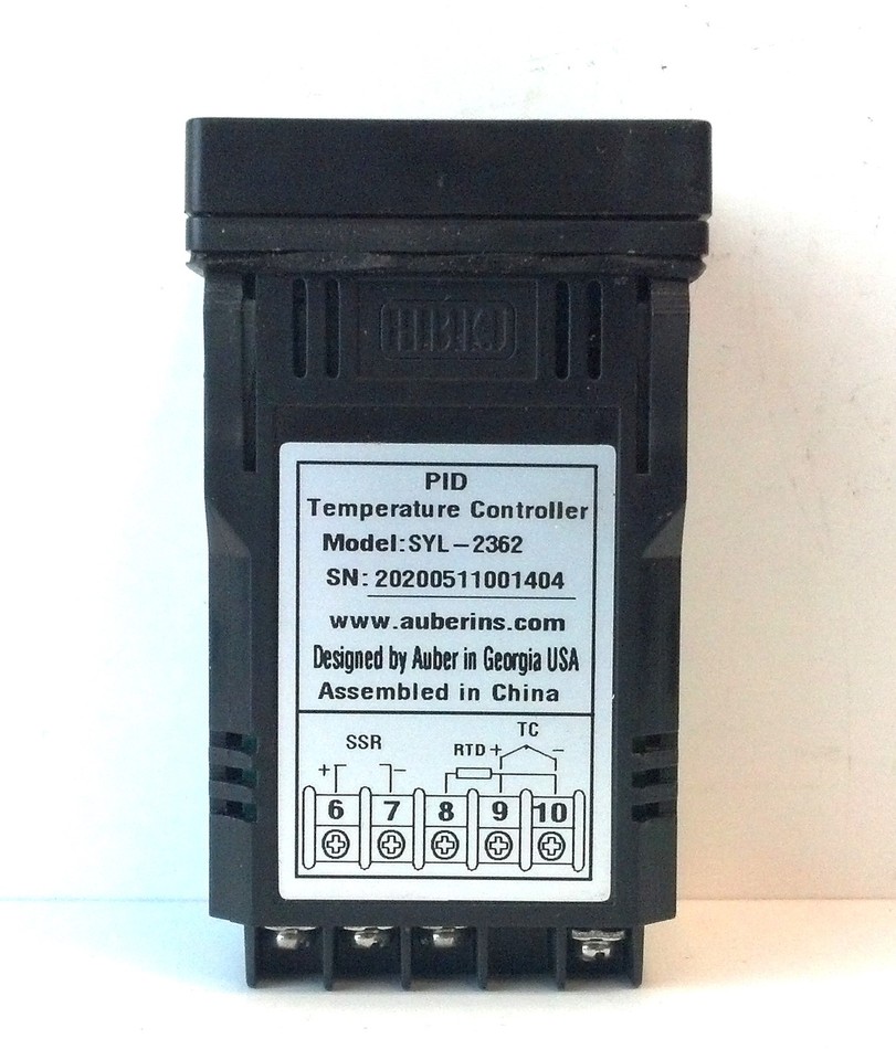 Auber SYL-2362 85-260 V AC/DC 1/16 DIN Universal PID Temperature ...