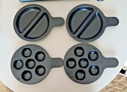 4 Xpress Redi Set Go Omelet Egg (2) & 6 Mini Muffin (2) Pan Insert ...