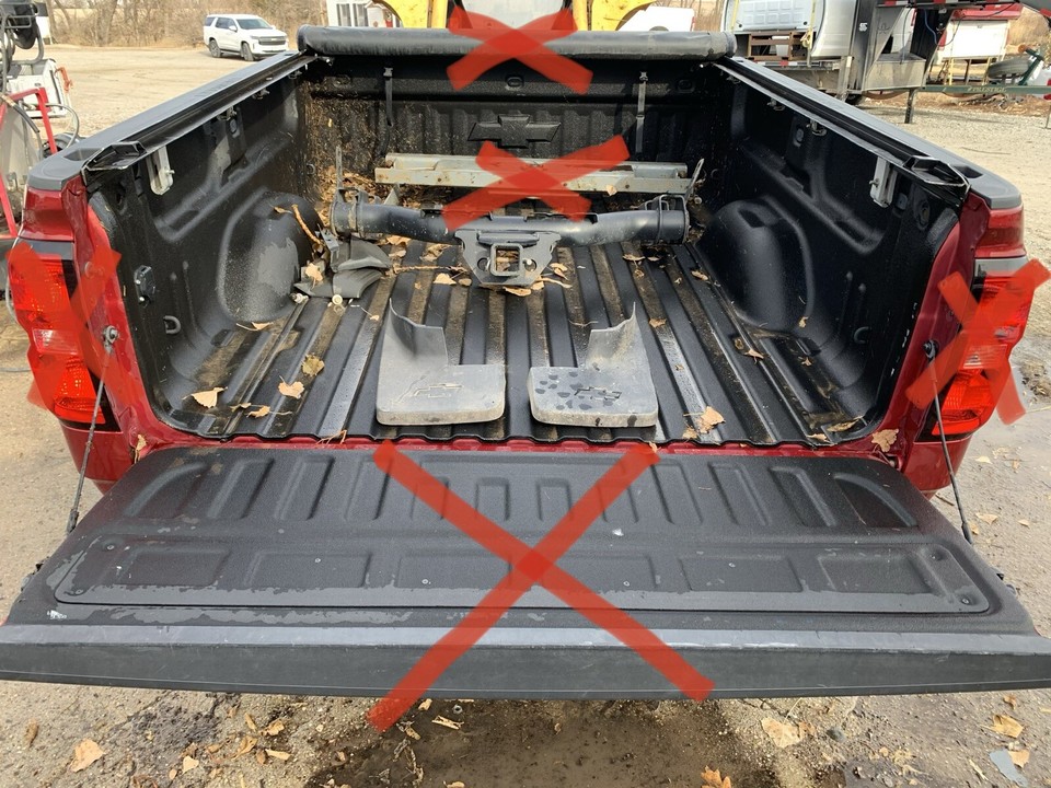 Chevy Silverado 6.5’ Short Box 2500 3500 1500 Bed 14-19 Chevrolet Rust ...