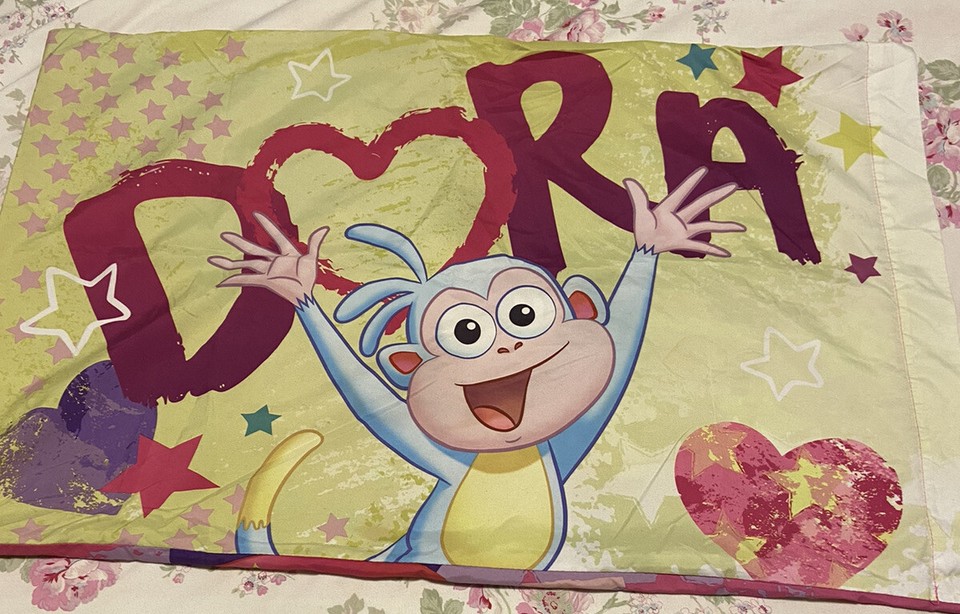 Dora The Explorer and Monkey Boots Pillowcase Standard Size Graphics ...