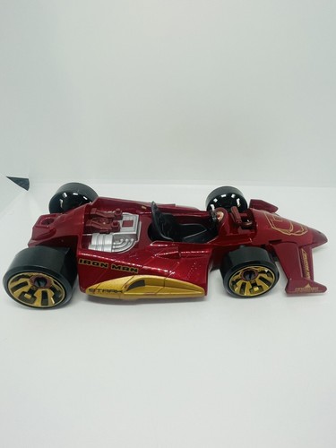 Hasbro 2010 Marvel Iron Man Race Car Stark Enterprise Vortex Racing Toy ...