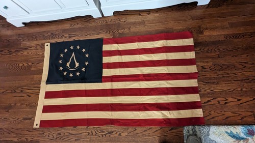 Official Assassin's Creed 3 III Cotton Colonial Flag Collectors Limited Edition | eBay