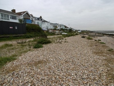 Photo A3 On the beach at Seasalter Whitstable The houses on the left ...