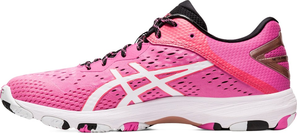 Asics Netburner Professional FF 2 Womens Netball Shoes Pink Sports ...