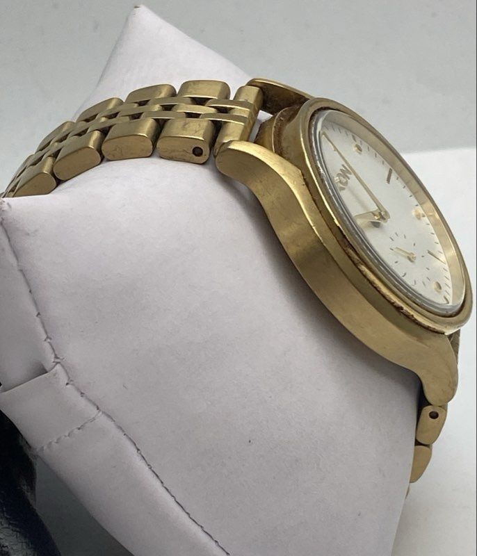 Nixon 38mm WR50M Gold Tone Sub-Dial Not Basic The Sala Stainless Steel ...