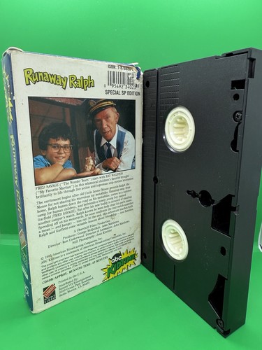 RUNAWAY RALPH Starring Fred Savage VHS Home Video Cassette Tape Free ...