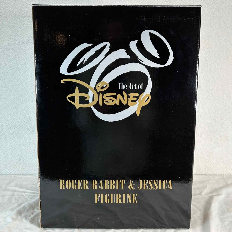 The Art of Disney Jessica & Roger Rabbit Figurine Statue Walt Disney ...
