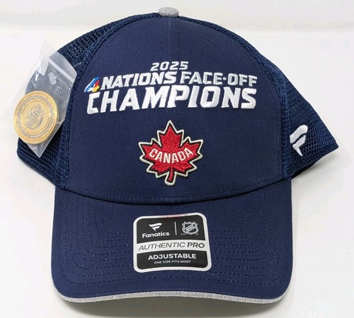 NEW Canada Fanatics 2025 4 Nations Face-Off Champions Locker Room ...