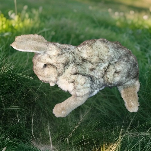 Folkmanis COTTONTAIL RABBIT Hand Puppet Plush 15" Moveable Realistic ...