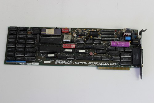 PRACTICAL PERIPHERALS 590010 MULTIFUNCTION CARD 8 BIT ISA ADAPTER ...