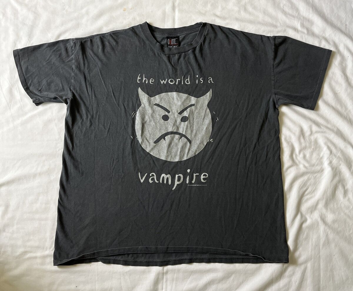 RARE Vintage 1996 Smashing Pumpkins Tour T Shirt The World RARE Vintage 1996 Smashing Pumpkins Tour T Shirt The World