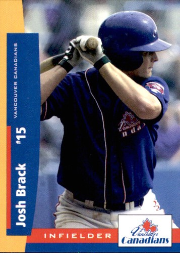 2001 Vancouver Canadians Minor Miracles #12 Josh Brack Falls Church ...