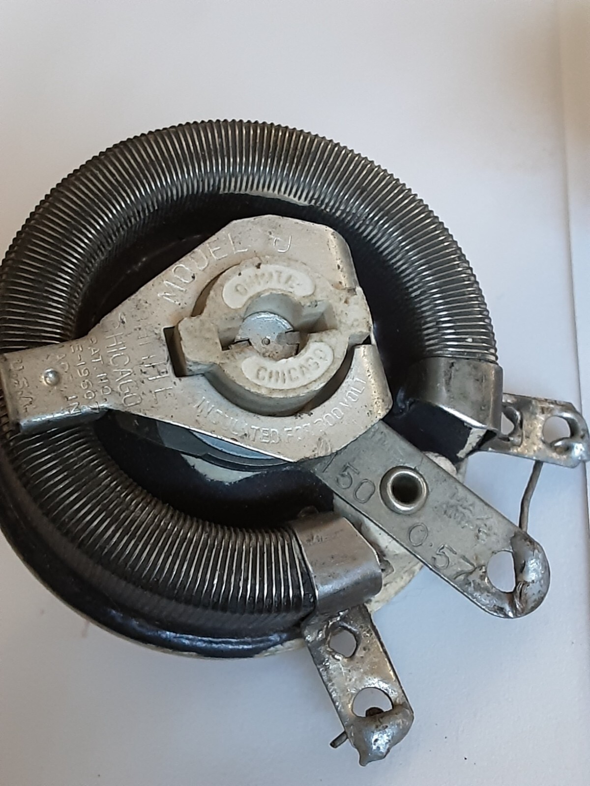 Ohmite Mfg Model L Rheostat Potentiometer Vintage Used Untested lot of ...