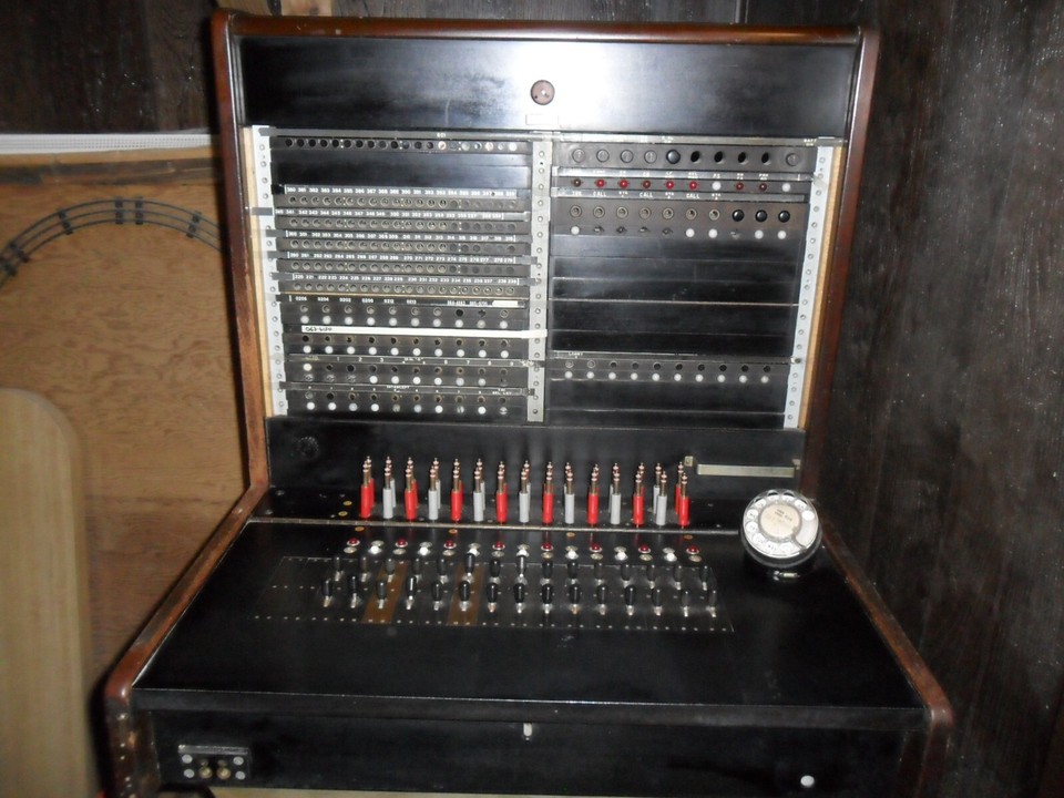 ANTIQUE WESTERN ELECTRIC TELEPHONE SWITCHBOARD CONSOLE 1930'S | eBay