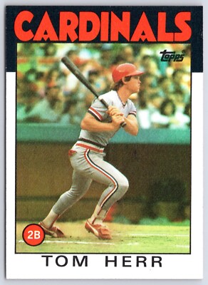 TOM HERR 1986 TOPPS 86 NO 550 56476 | eBay