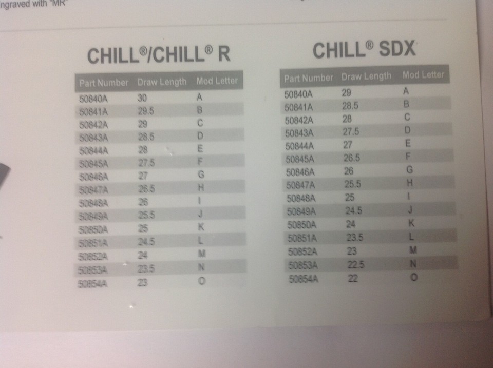 Mathews Mods DY-N Chill 23.5" Chill R 23.5" Chill SDX 22.5" | eBay