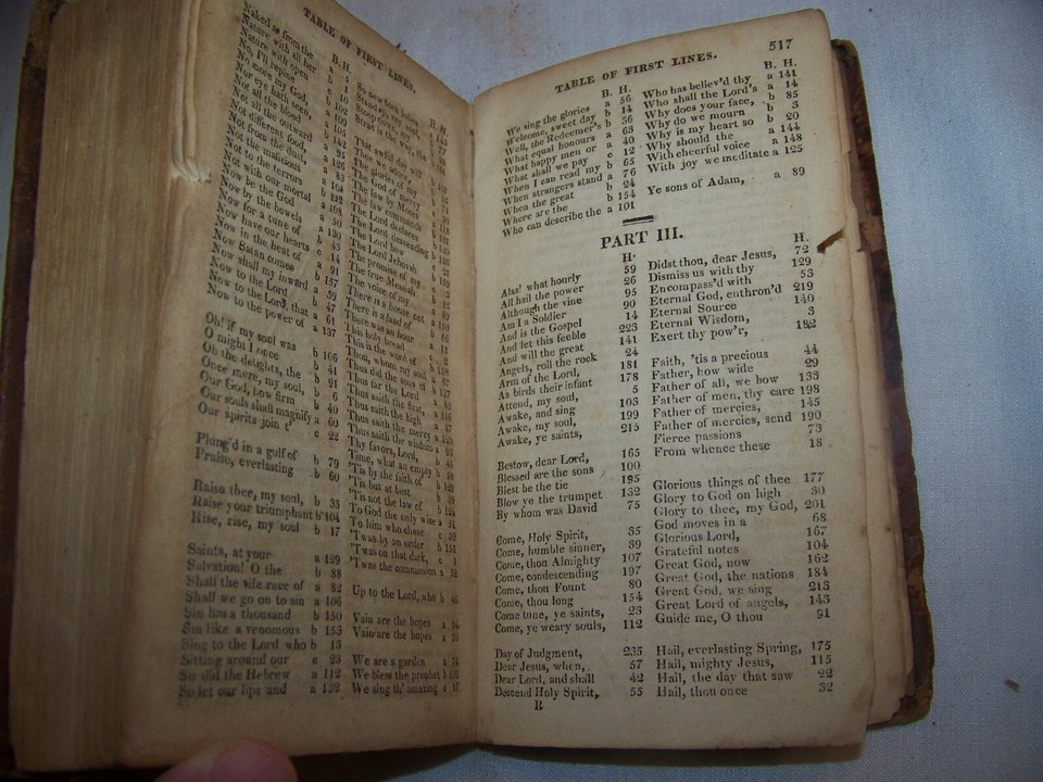 1819 Samuel Worcester Christian Psalmody Dr Watts Psalm Antique Bible ...