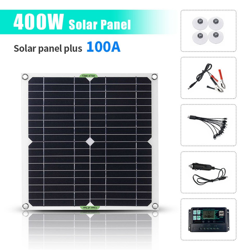 16000W Complete Solar Panel Kit Solar Power Generator 100A 110V Off ...