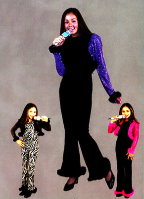 ROCK STAR DIVA PURPLE CHILD HALLOWEEN COSTUME GIRLS SIZE LARGE (10-12 ...