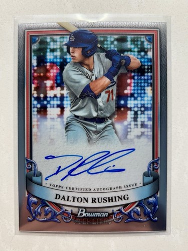 2024 Bowman Sterling Dalton Rushing On Card Auto #PA-DR Los Angeles ...