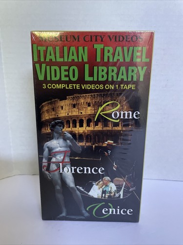 ITALIAN TRAVEL VIDEO LIBRARY VHS MUSEUM CITY VIDEOS ROME FLORENCE ...