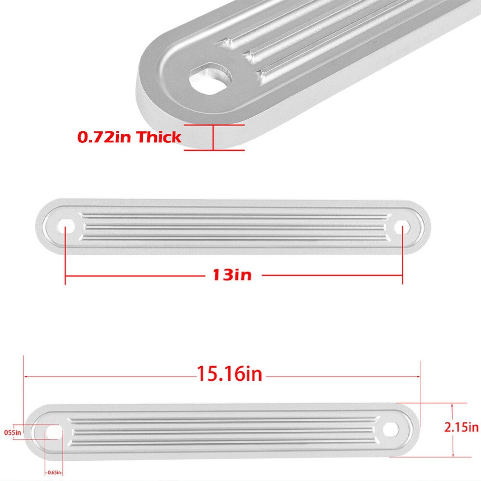 TSP-1 Marine Transom Support Plate & TSP-2DP Support Plate 12" x 2 ...