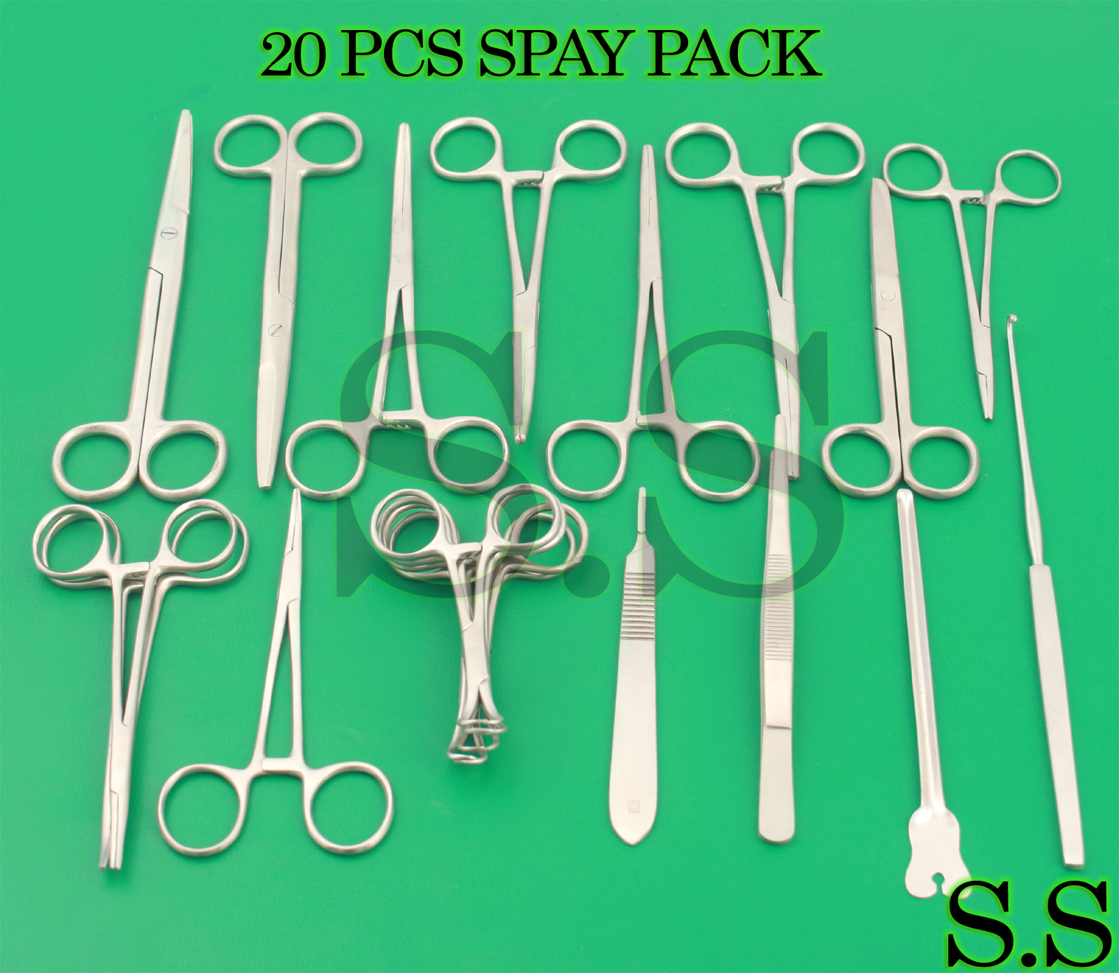 20 PCS. SPAY PACK KIT Surgical Veterinary Instrument OR DS-1092 | eBay