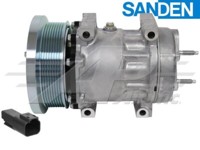 320-1291 OEM Sanden Compressor Fits CAT Wheel Loaders, Dozers - 1 Year ...