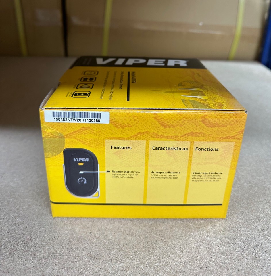 CAR ALARM CENTRAL LOCKING REMOTE ENGINE START SECURITY SYSTEM VIPER ...