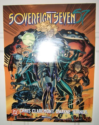 Sovereign Seven S7 1995 DC 9 x 12 Promo Poster | eBay