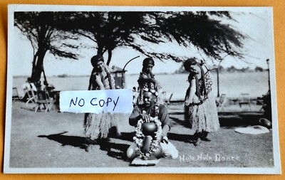 1920's Native Hawaiian Hula Hula Dancers TH Hawaii AZO RPPC | eBay