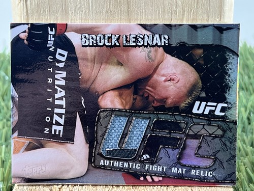 2010 Topps UFC Main Event - Fight Mat Relics Brock Lesnar #FMR-BL (MEM ...