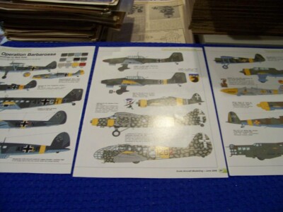 OPERATION BARBAROSSA AIRCRAFT....DETAILS/23-COLOR PROFILES/COLOR CHART ...