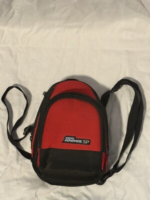 Nintendo GameBoy Advance SP Carrying Backpack Shoulder Bag Red & Black ...