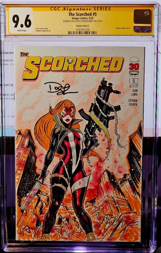 Scorched #5 Blank Signed + Jessica Priest Sketch by Dietrich Smith ...