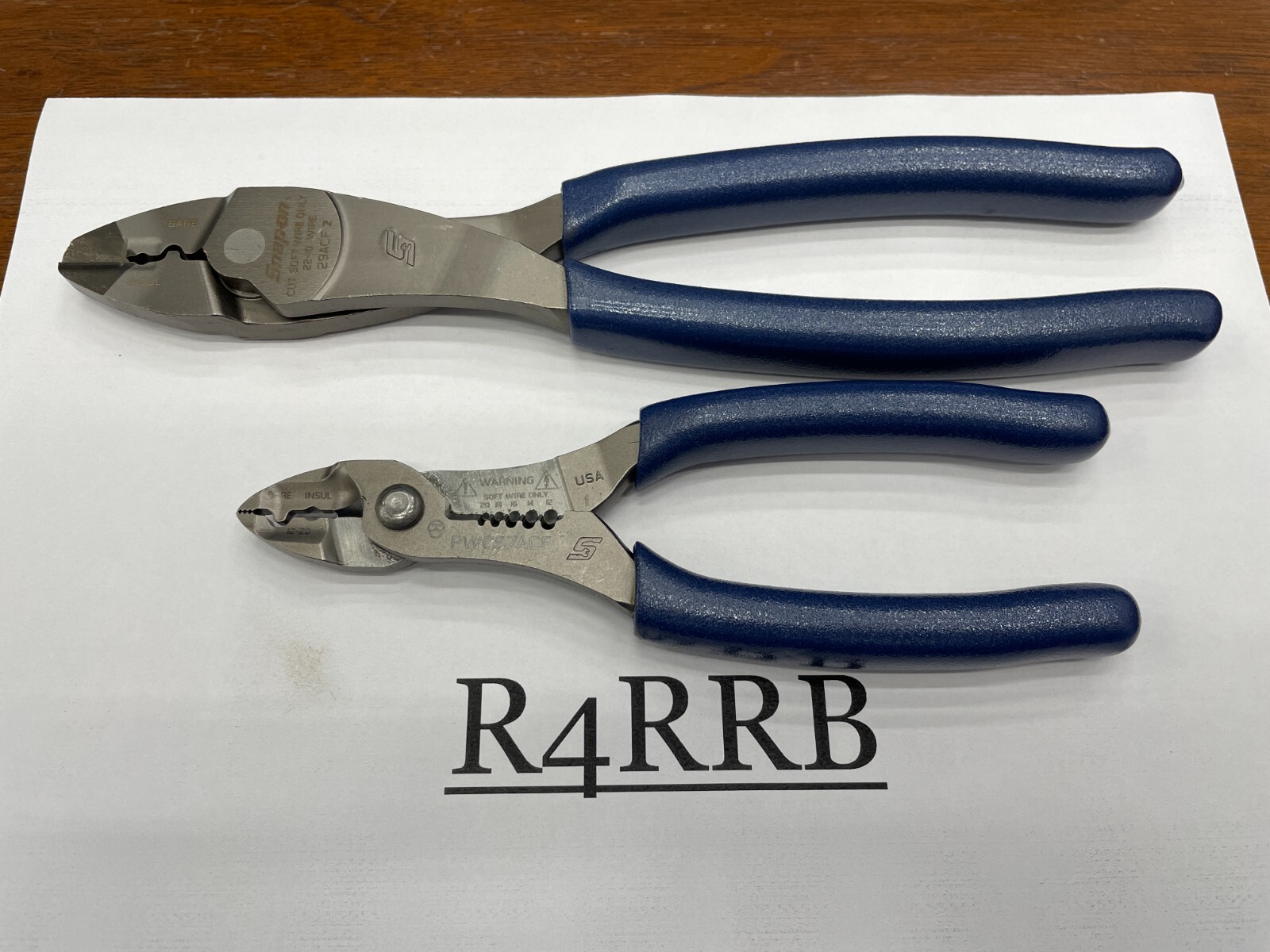 Snap-on Tools USA NEW POWER BLUE Crimper Stripper Plier Lot Set ...
