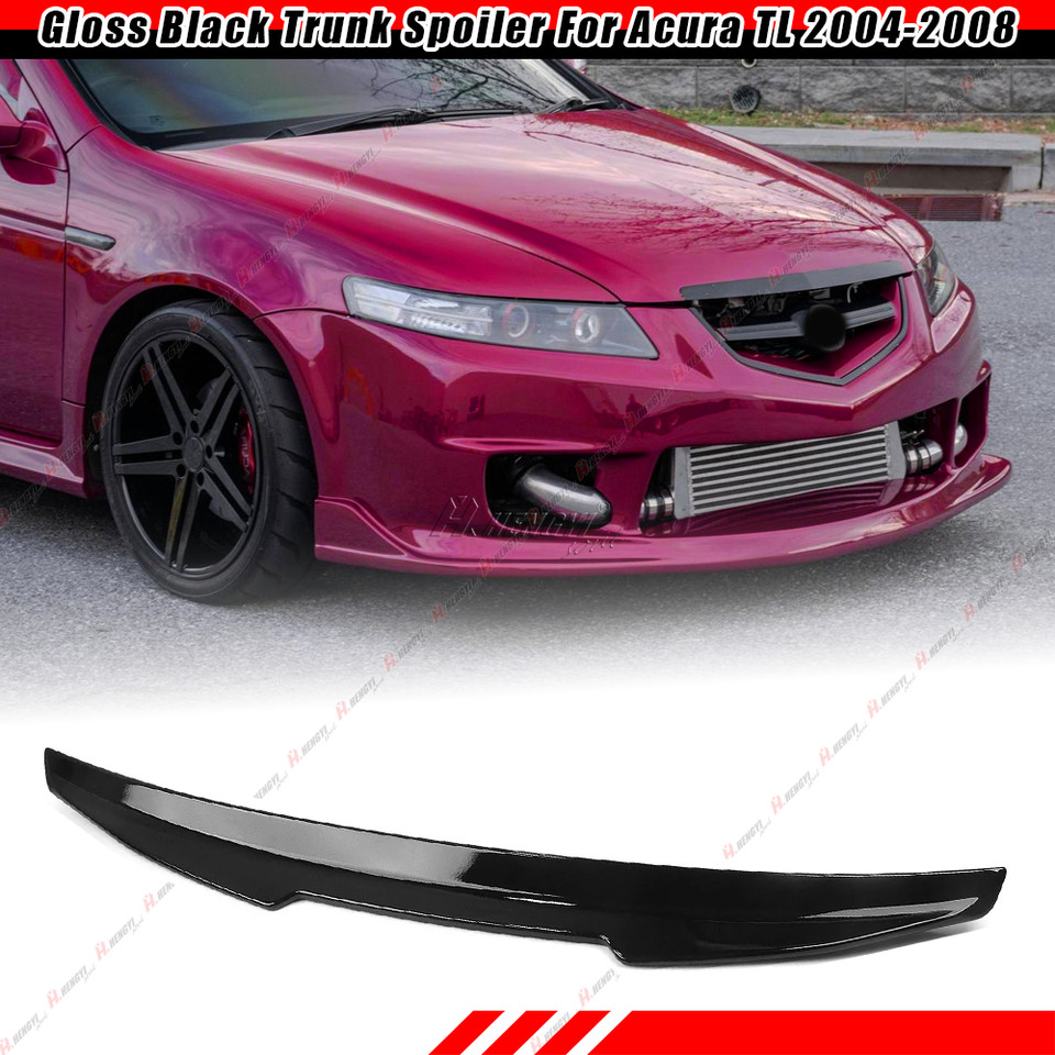 Rear Trunk Spoiler Lip Duckbill Wing For Honda Acura TL 2004-2008 Gloss ...