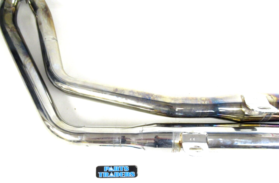 Drag Specialties Staggered Dual Exhaust Harley Davidson FXR Super Glide ...